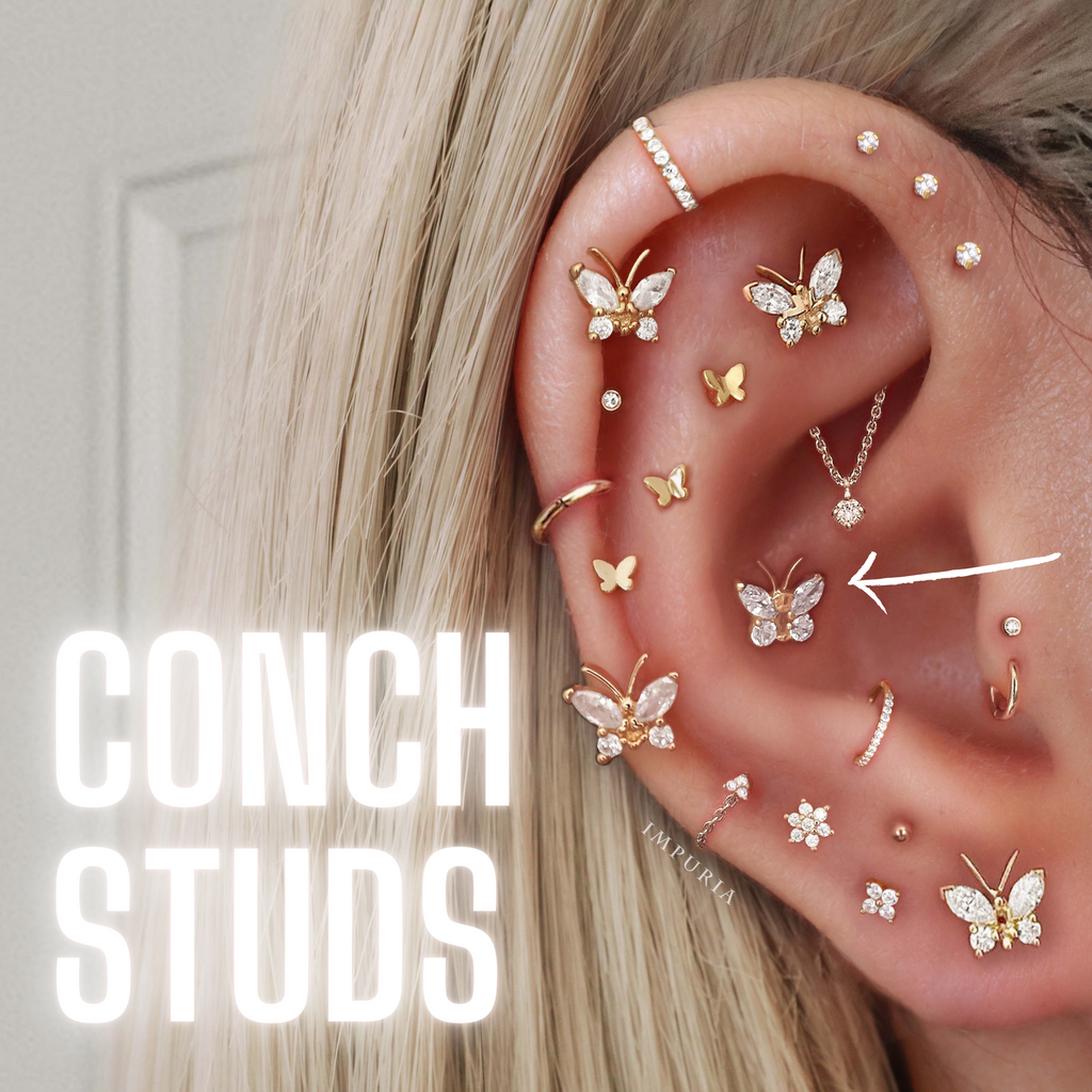 Conch Piercing Stud