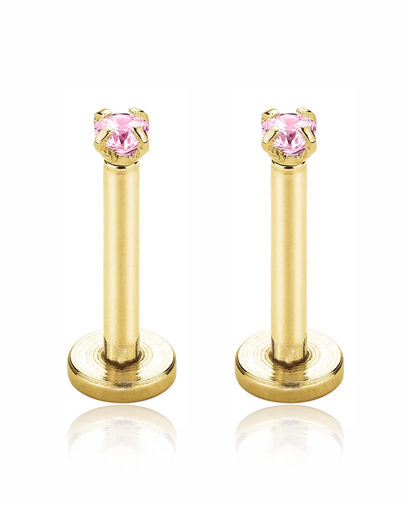 Colorful Crystal Prong Cartilage Earring Stud Helix Conch Tragus Ear ...